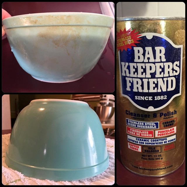 How to Remove Scuff Marks from Pyrex and Vintage Glass Cookware - Bar ...