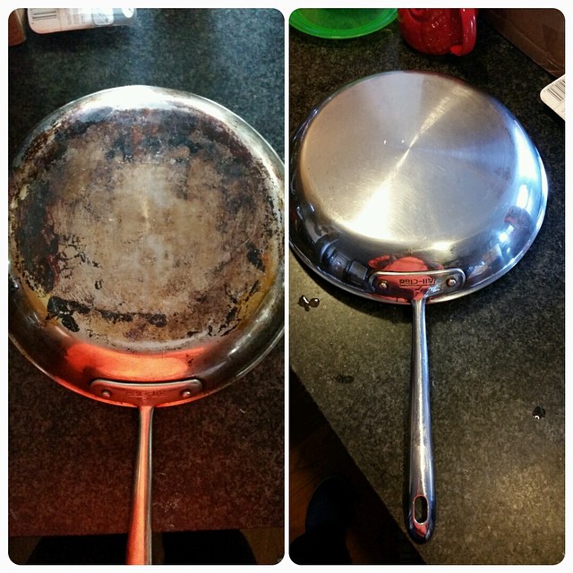 How to Clean a Burnt Pan - Bar Keepers Friend Makes It Easy