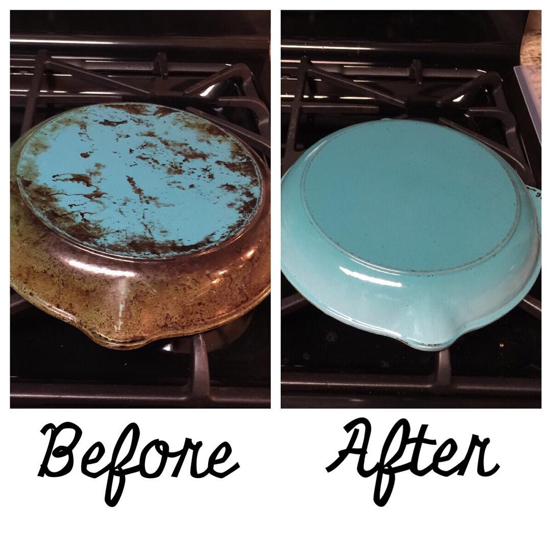 How to Clean a Burnt Pan - Bar Keepers Friend Makes It Easy