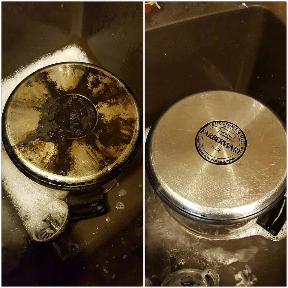 How to Clean a Burnt Pan - Bar Keepers Friend Makes It Easy