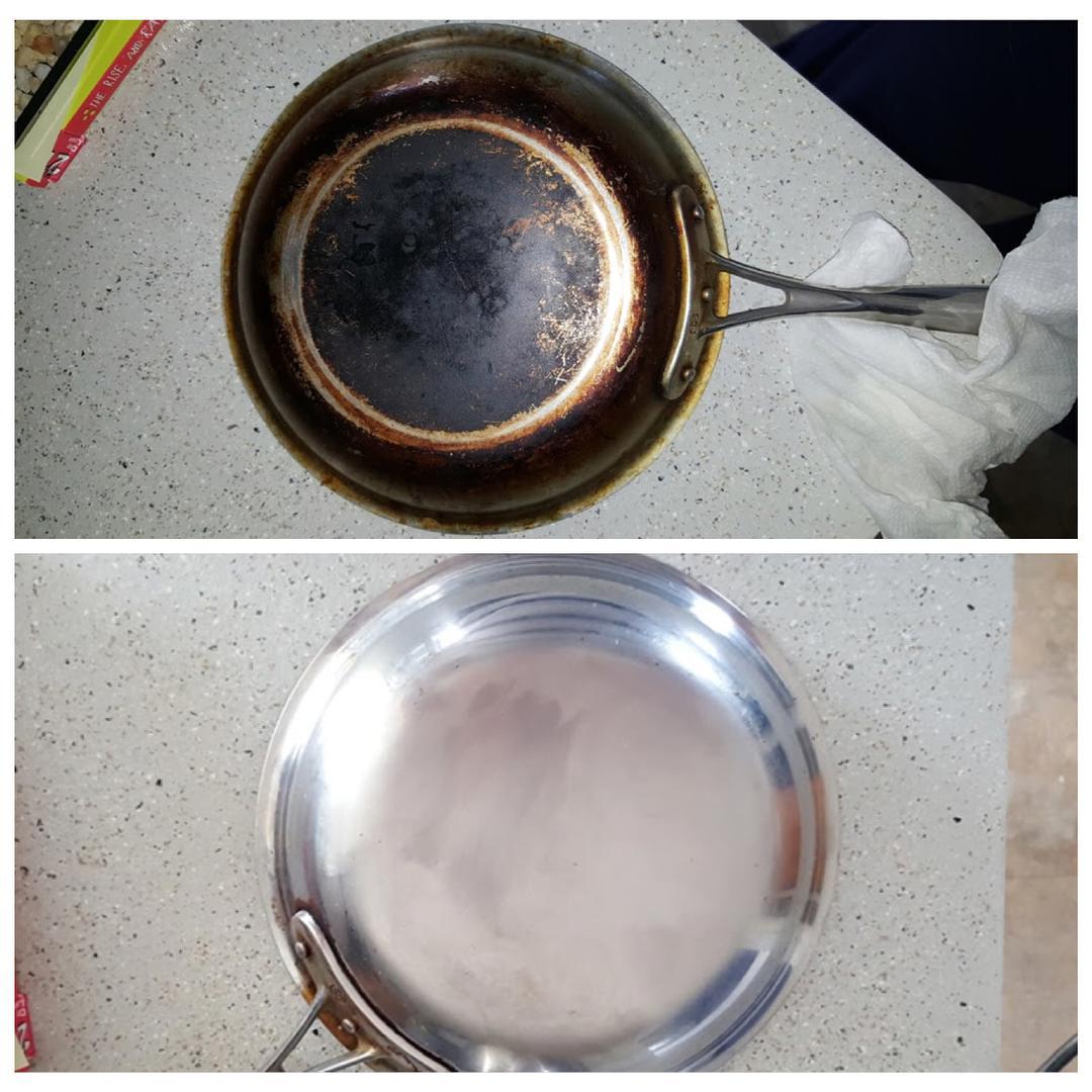 How to Clean a Burnt Pan - Bar Keepers Friend Makes It Easy